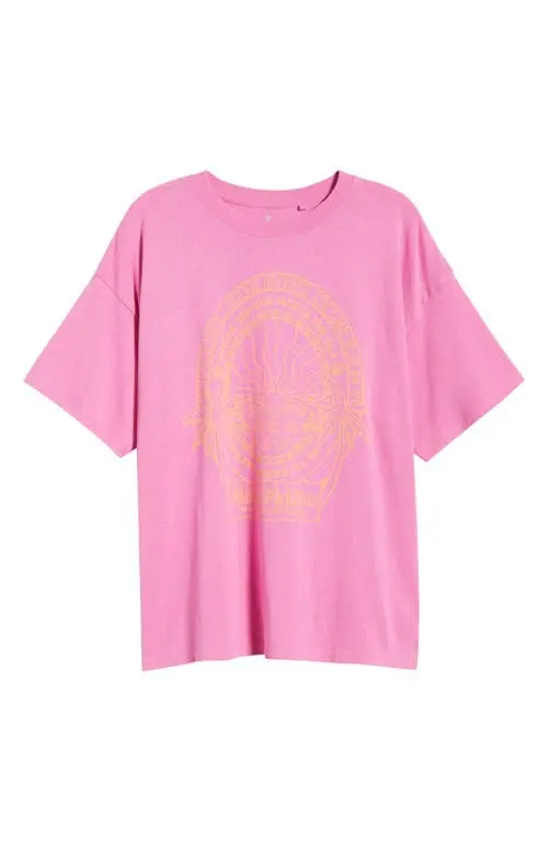 Rip Curl Hotel Malibu Heritage Graphic T-shirt - Pink