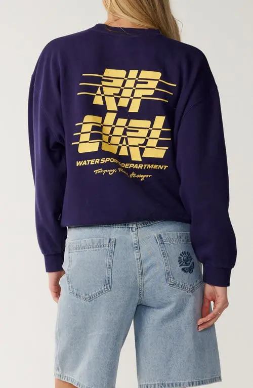 Rip Curl Crewneck Sweatshirt - Deep Blue