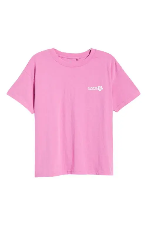 Rip Curl Surf Puff Party Pack Graphic T-shirt - Pink