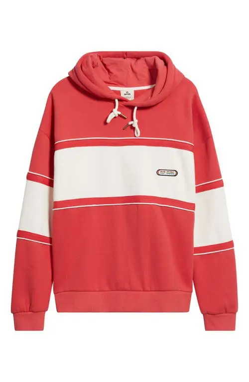 Rip Curl Striped Relaxed-fit Hoodie