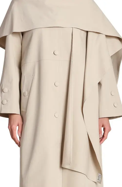 Avec Les Filles Trench Coat With Removable Scarf