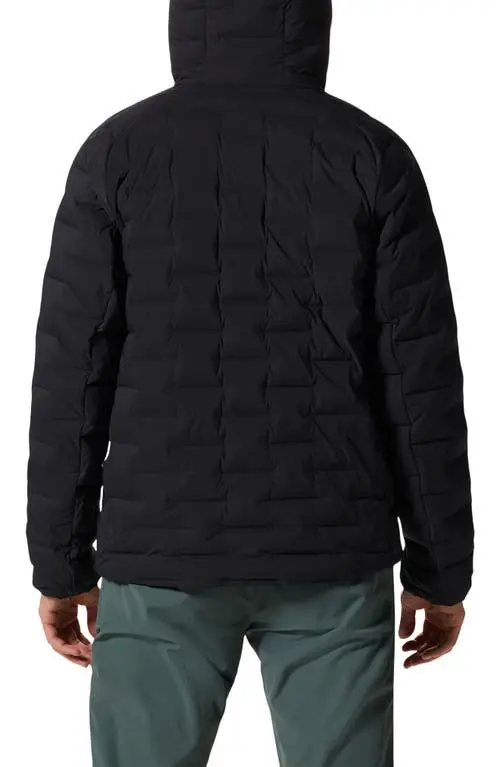 Mountain Hardwear Stretchdown™ 700-fill-power Down Hooded Jacket - Black