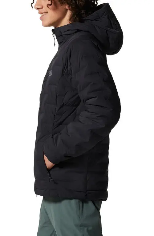 Mountain Hardwear Stretchdown™ 700-fill-power Down Hooded Jacket - Black