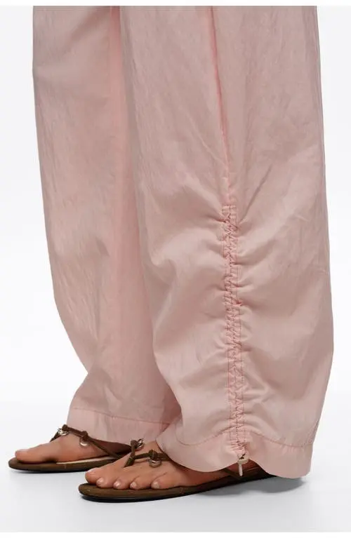 Bimba Y Lola Gathered Jogger Trousers - Light Pink