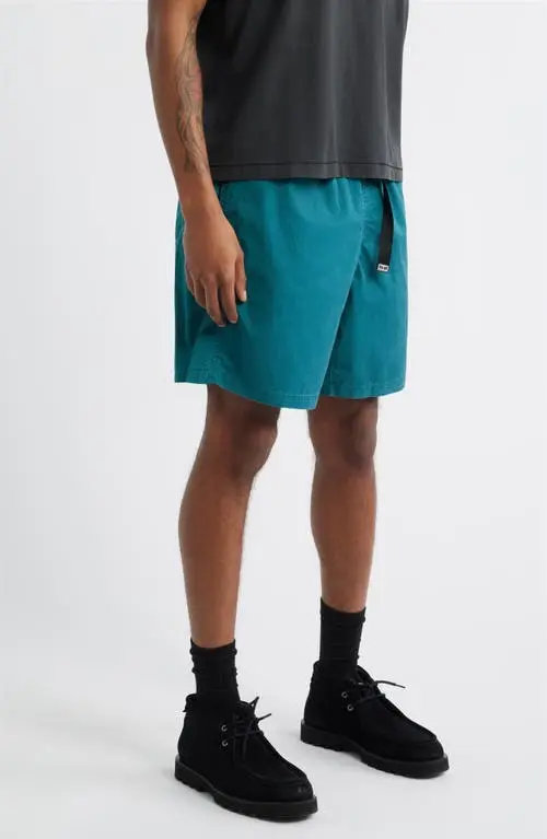 Obey Easy Belted Trail Shorts - Mediterranea Faded Wash