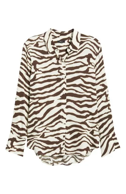 Rails Saige Zebra Stripe Button-up Shirt