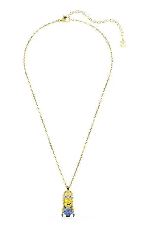 SWAROVSKI Minions® Kevin Crystal Pendant Necklace - Gold/multi 