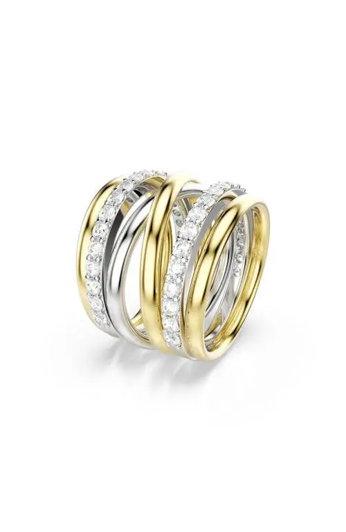 SWAROVSKI Hyperbola Stackable Rings Set Of 3