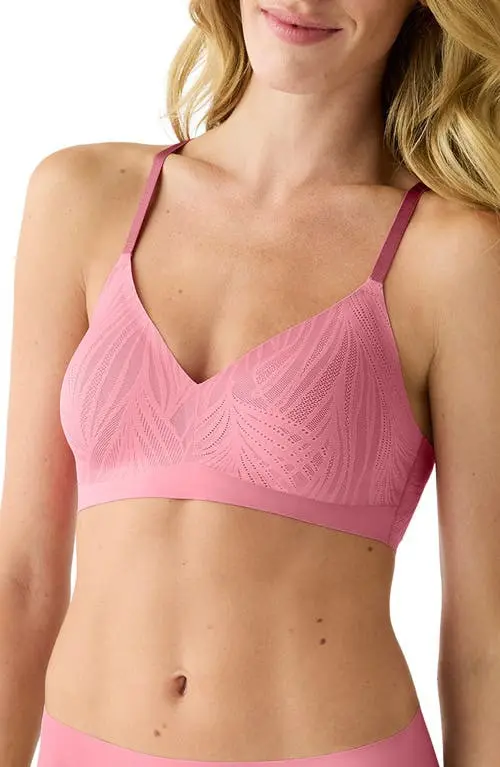 TRUE & CO Lace Triangle Bralette - Wild Rose