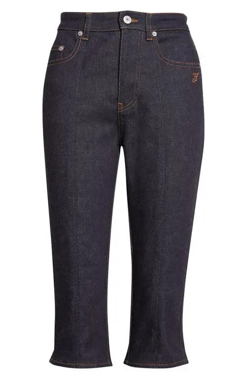 Jacquemus Le Capri De-nîmes Denim Capri Pants - Dark Navy