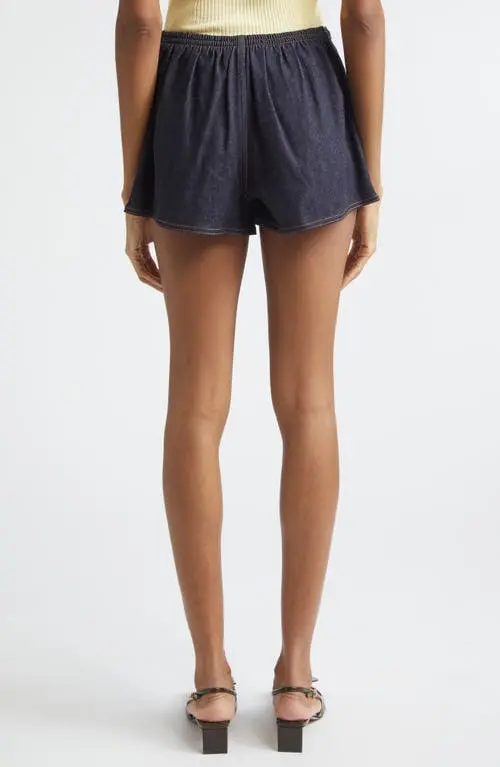 Jacquemus Le Amelo De-nîmes Denim Shorts - Dark Navy