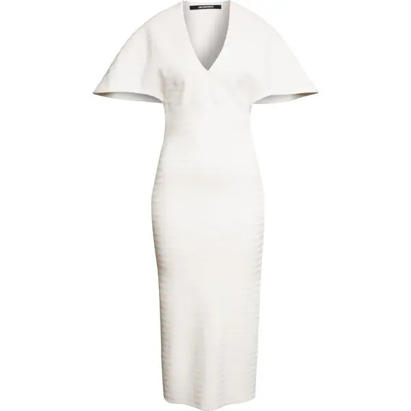 Jacquemus La Robe Maille Stanton Midi Dress