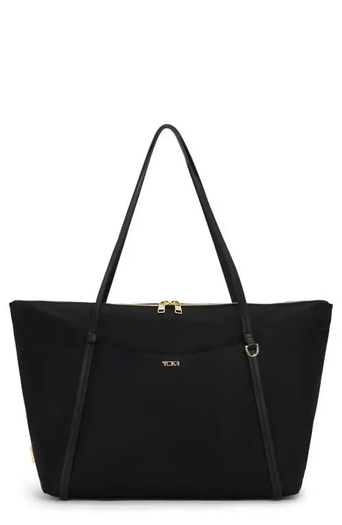 Tumi Voyageur Q Tote Bag - Black/gold