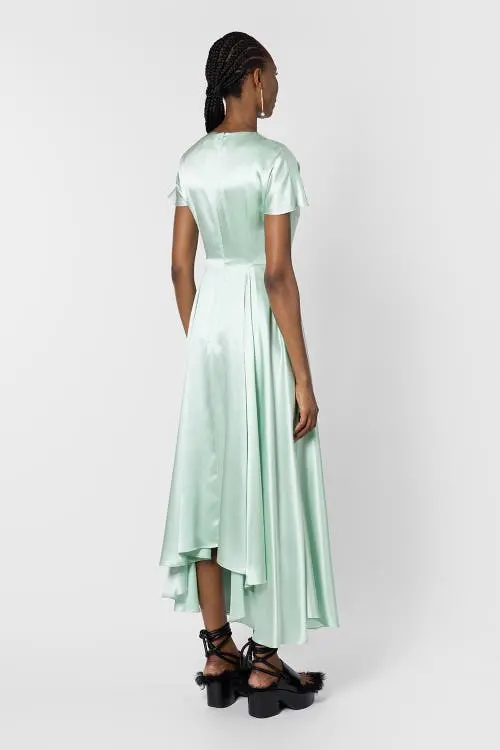 ROKSANDA Noma Silk Midi Dress - Opaline