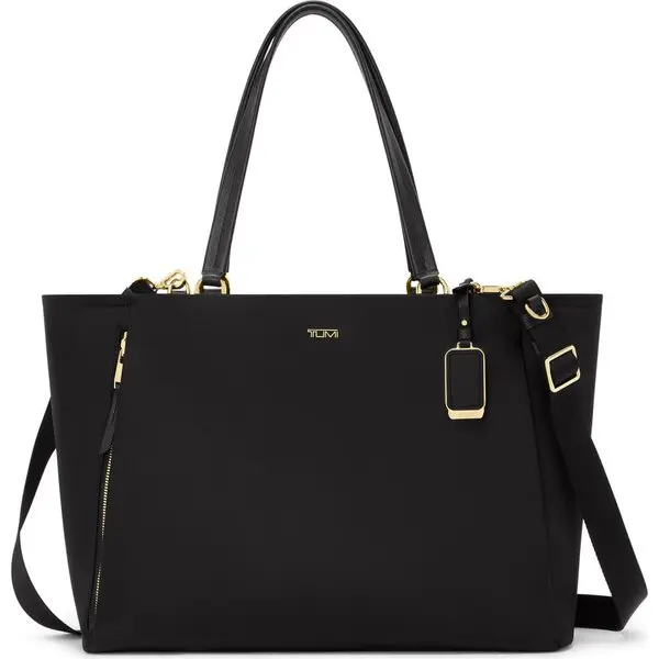 Tumi Large Tote - Black/gold