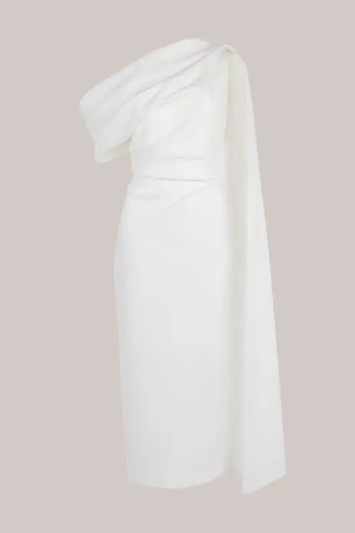 ROKSANDA Maite Crepe Bridal Dress - Ivory