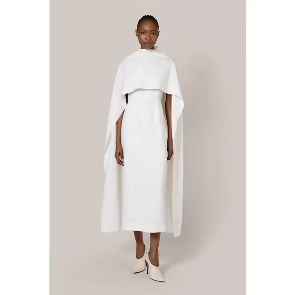 ROKSANDA Elina Crepe Bridal Dress - Ivory
