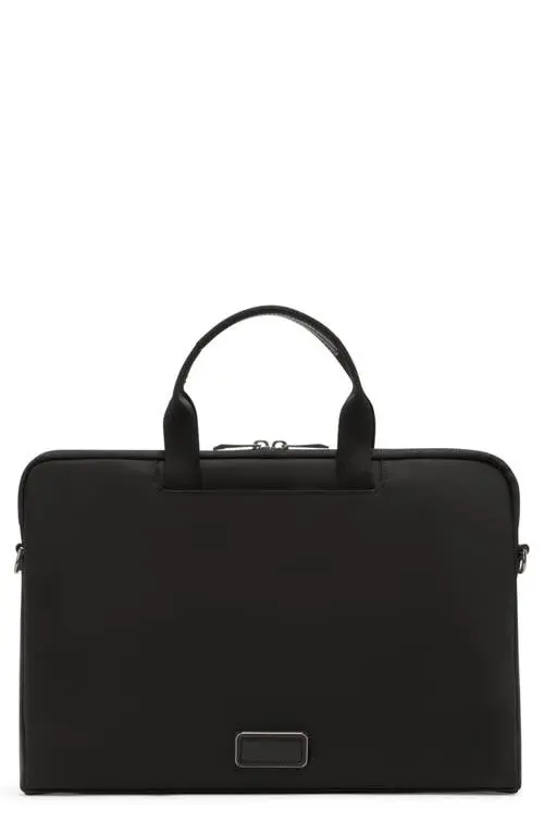 Tumi Laptop Crossbody - Black/gunmetal