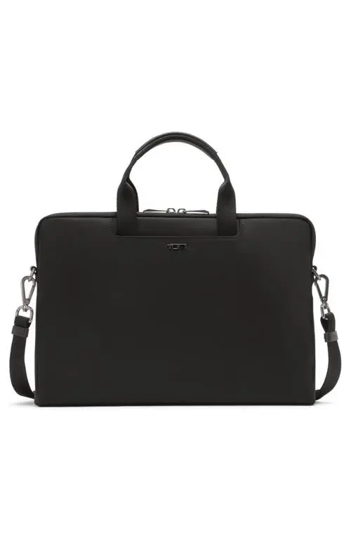 Tumi Laptop Crossbody - Black/gunmetal