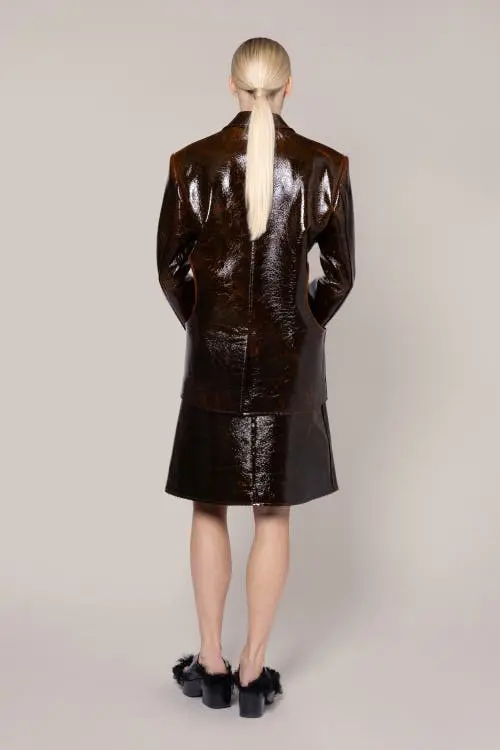 ROKSANDA Aamina Faux Leather Jacket