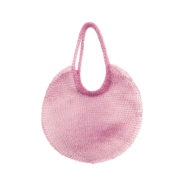 BRUNNA.CO The Sol Mesh Wire Tote Bag - Pink