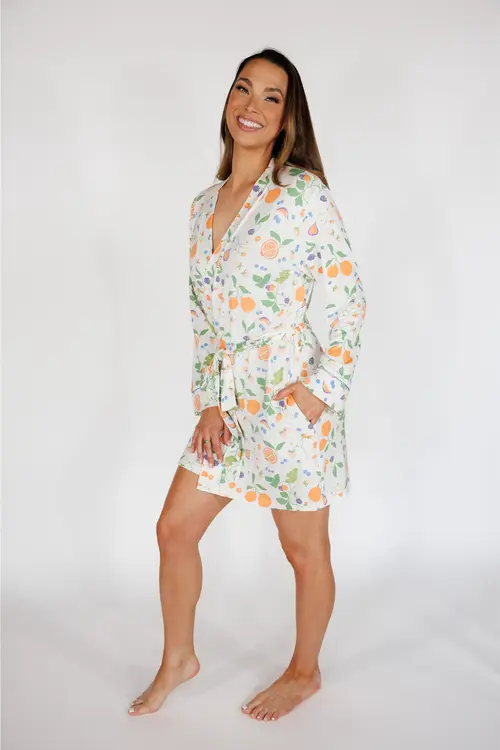 IN MY SUNDAYS Short Robe - Summer Spritz