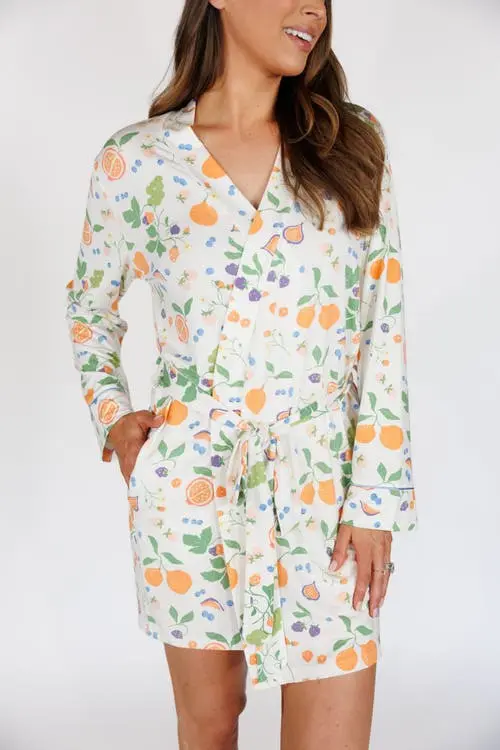 IN MY SUNDAYS Short Robe - Summer Spritz