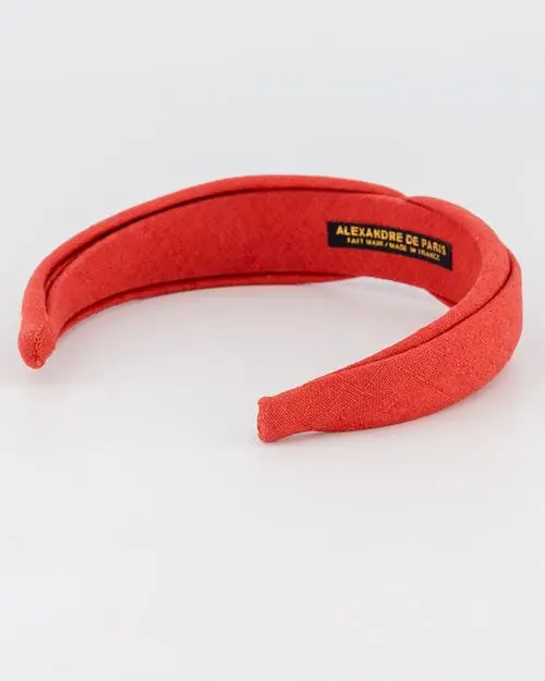 Alexandre De Paris Saharienne Linen Headband
