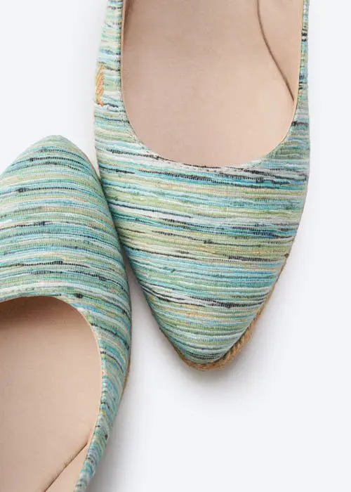 VISCATA Palomera Canvas Espadrille Wedges