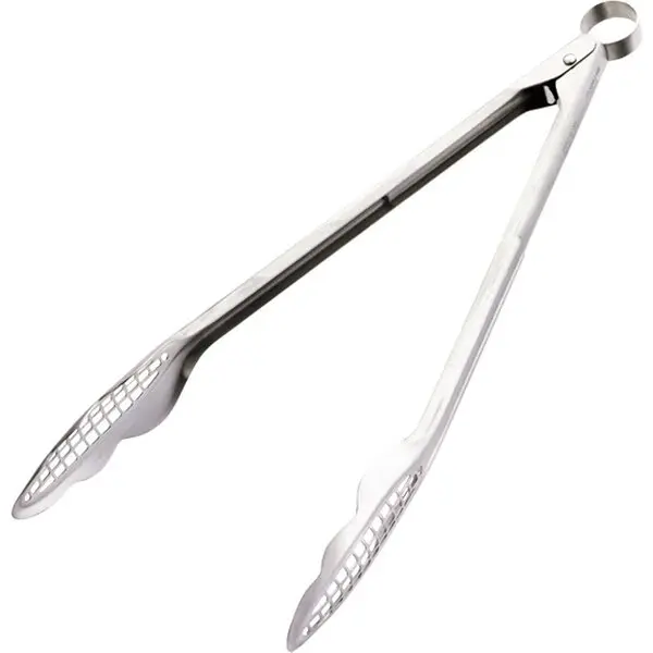 CUISIPRO Grill Fry Tongs Narrow Kitchen Tong Stainless Steel 747188 - Silver