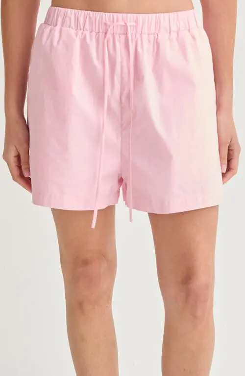 CRESCENT Oversized Poplin Shirt Two-piece Set