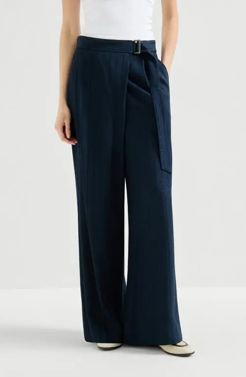 Brunello Cucinelli Striped Trousers