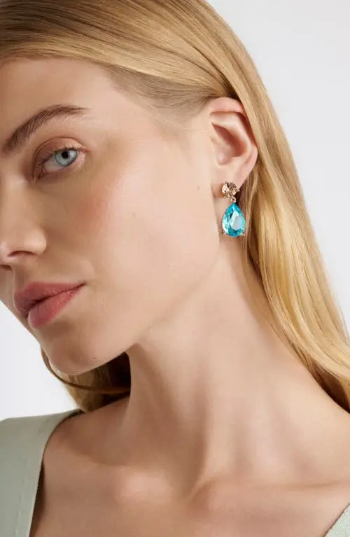 Ted Baker London Tearsa Crystal Teardrop Earrings - Silver