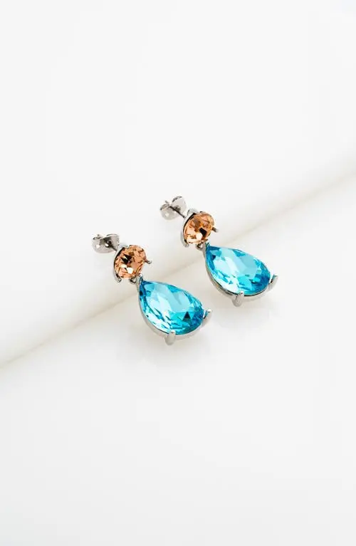 Ted Baker London Tearsa Crystal Teardrop Earrings - Silver