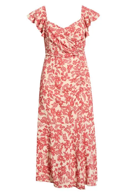 SUGARLIPS Nadia Ruched Maxi Dress