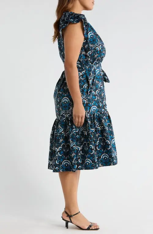 SUGARLIPS Etta Floral Midi Dress