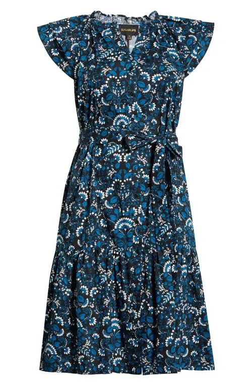 SUGARLIPS Etta Floral Midi Dress