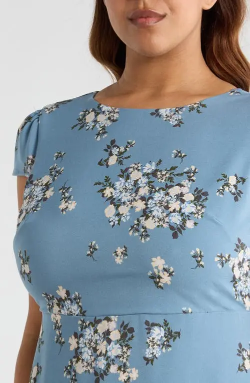 SUGARLIPS Floral Ruffle Mini Dress