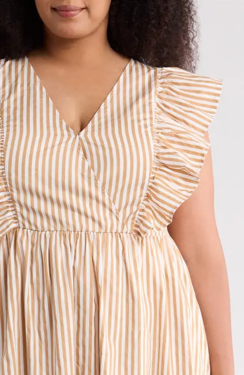 SUGARLIPS Luna Striped Midi Dress