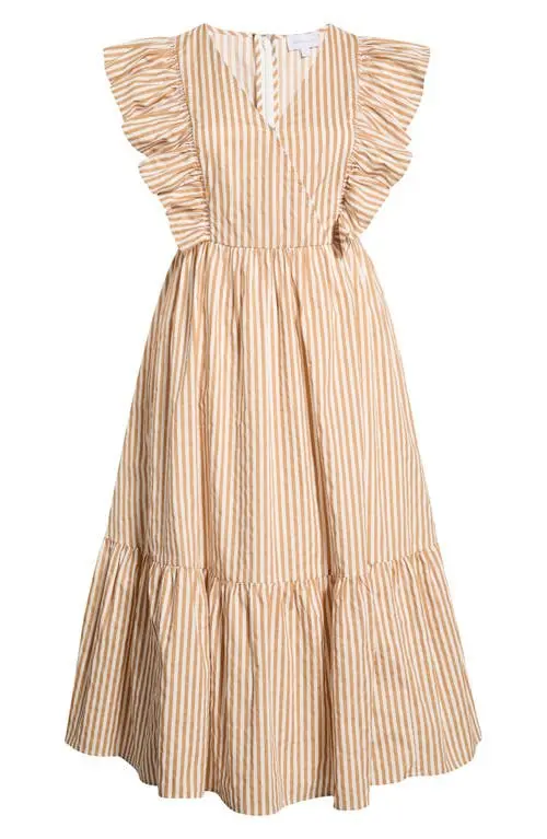 SUGARLIPS Luna Striped Midi Dress