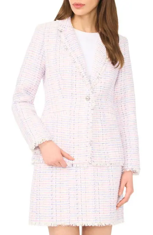 CECE DUPRAZ Frayed Edge Tweed Blazer