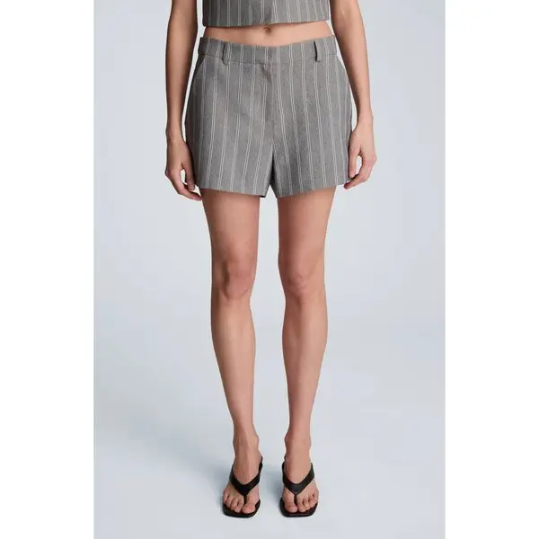 KENNETH COLE Pinstripe Tailored Shorts