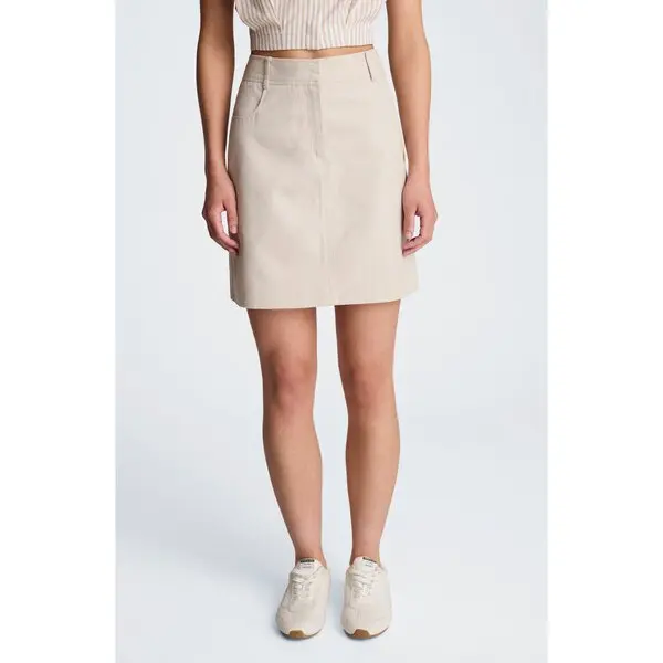 KENNETH COLE Cotton Miniskirt