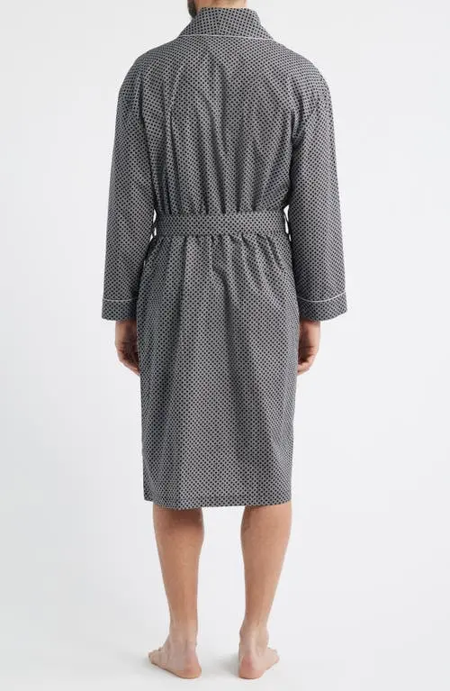 Majestic International Sanctuary Sateen Shawl Collar Cotton Robe