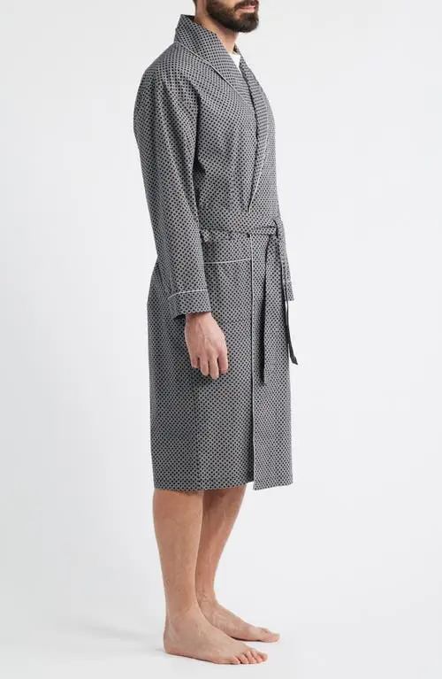 Majestic International Sanctuary Sateen Shawl Collar Cotton Robe