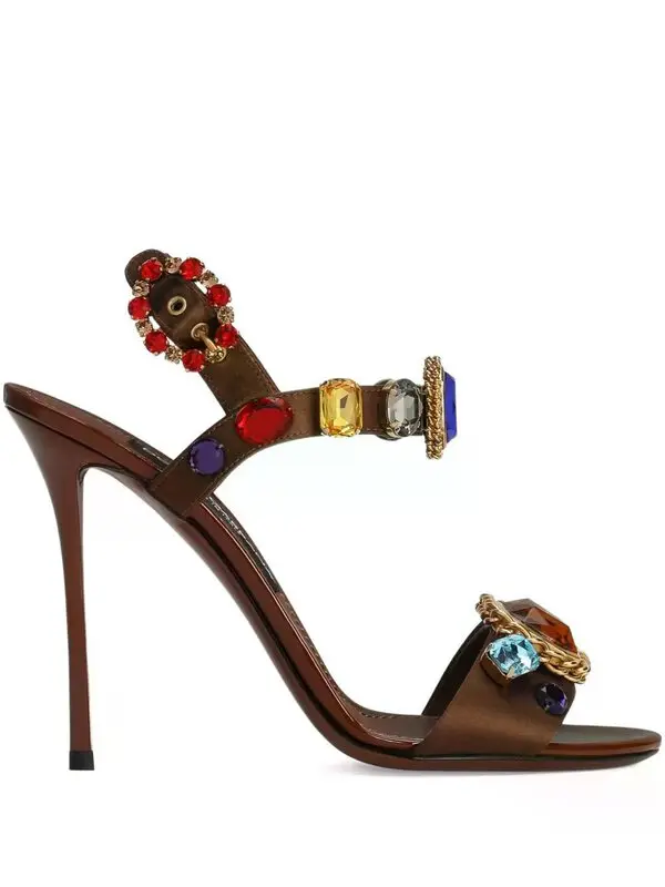 Dolce & Gabbana Keira 2.0 Sandals - Brown