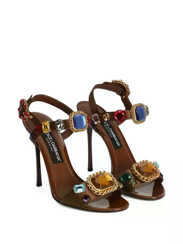 Dolce & Gabbana Keira 2.0 Sandals - Brown