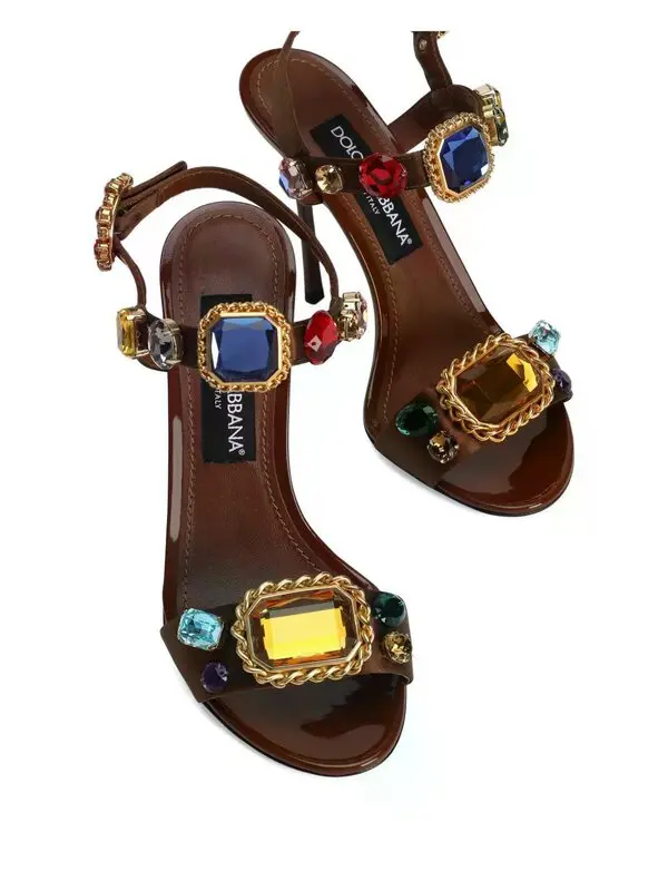 Dolce & Gabbana Keira 2.0 Sandals - Brown