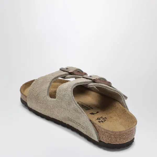 BIRKENSTOCK Arizona Suede Slides - Beige