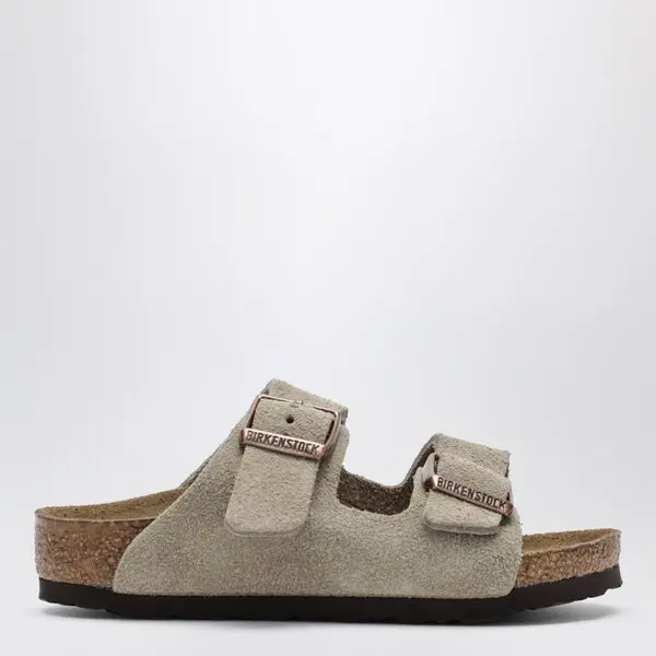 BIRKENSTOCK Arizona Suede Slides - Beige